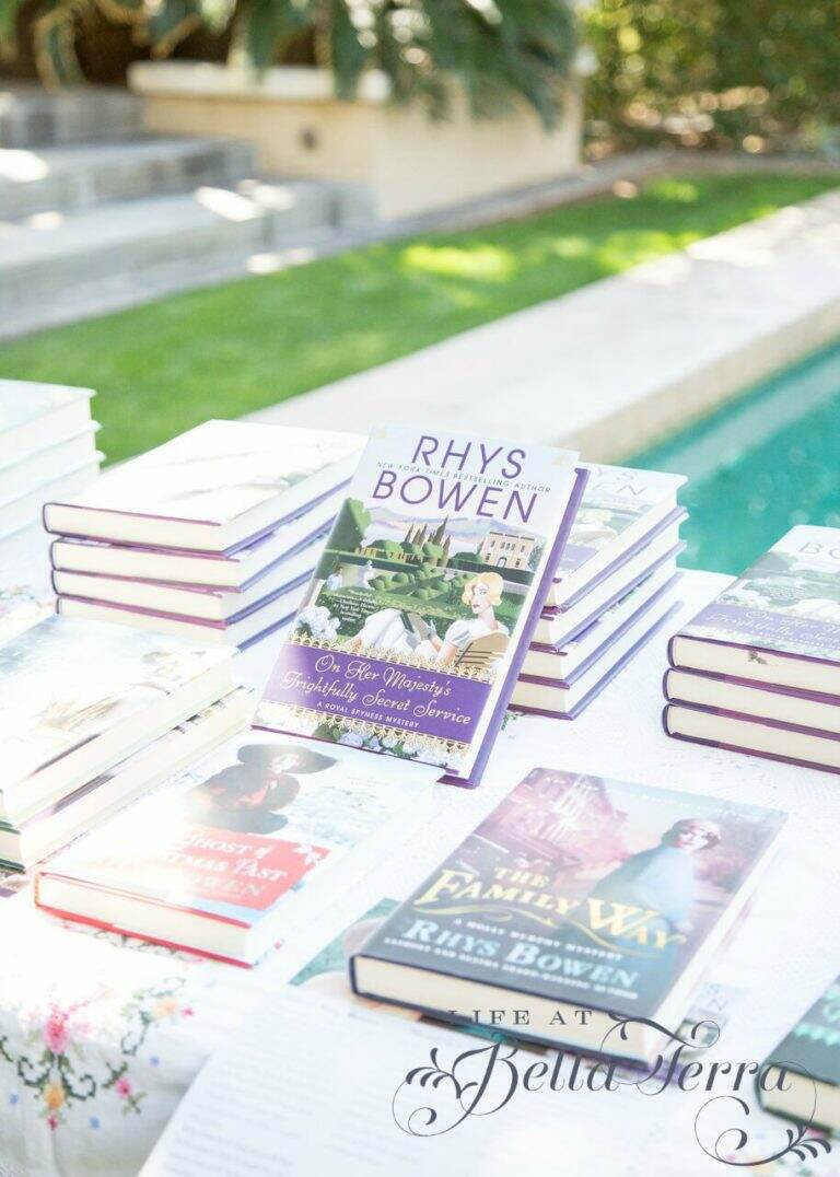 An Afternoon Tea with Rhys Bowen | Life at Bella Terra