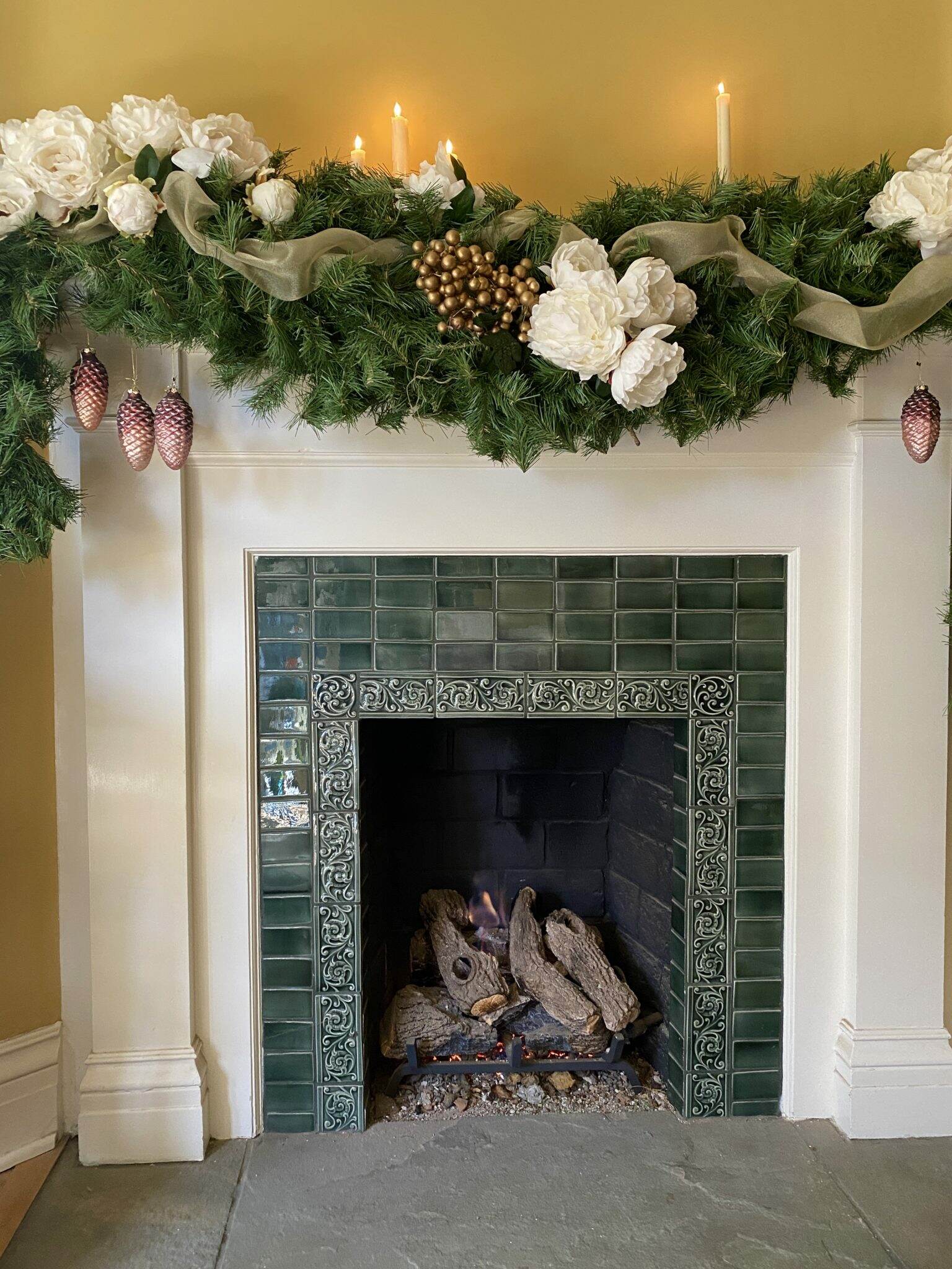 Decorating a Mantel for Christmas | Life at Bella Terra