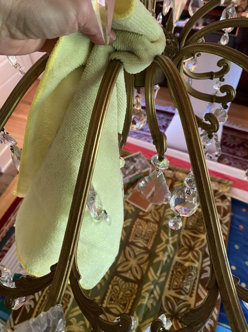 How to Clean a Crystal Chandelier | Life at Bella Terra