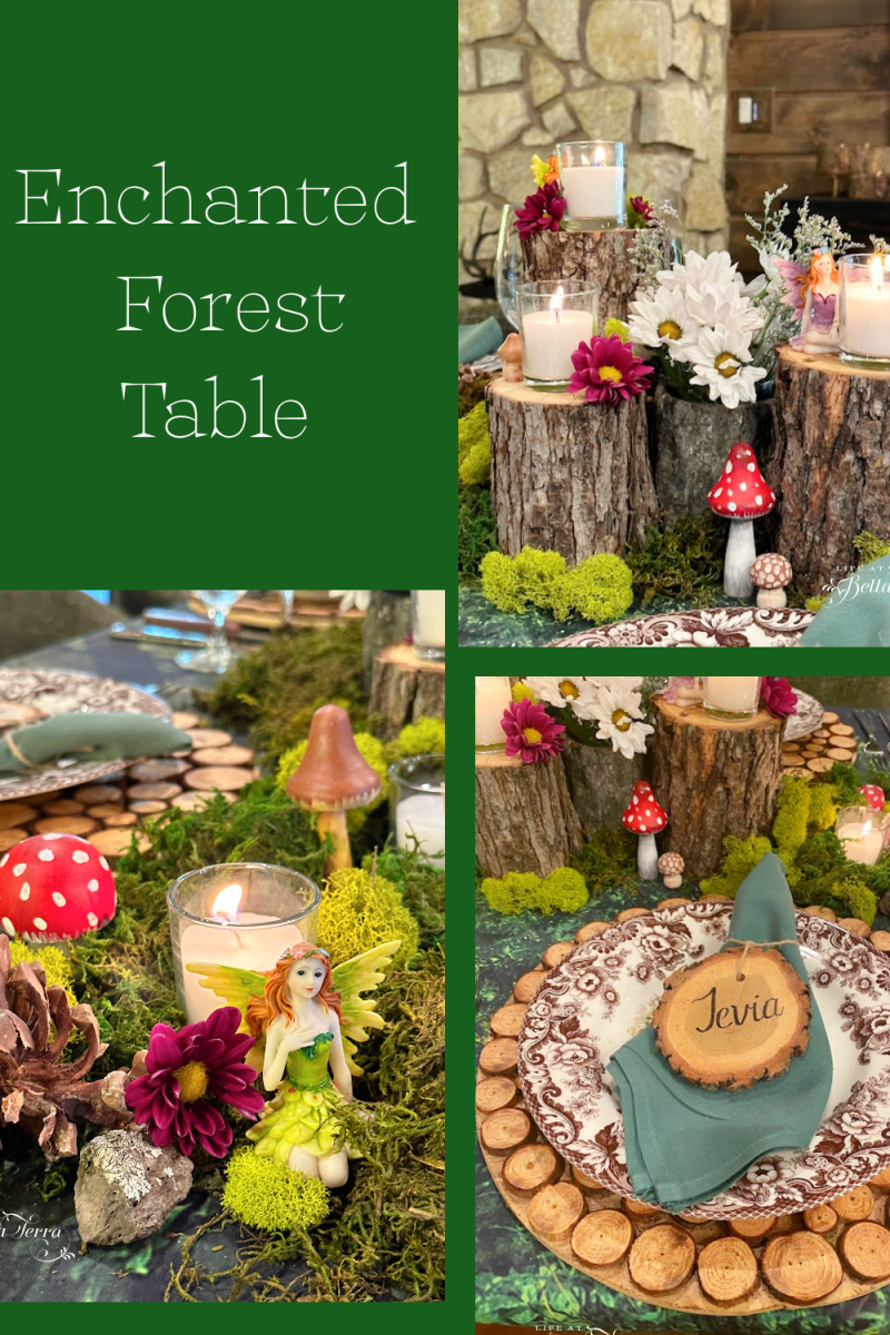 Enchanted Forest Dinner Tablescape | Life at Bella Terra
