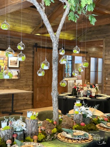 Enchanted Forest Dinner Tablescape | Life at Bella Terra