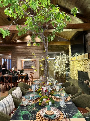 Enchanted Forest Dinner Tablescape | Life at Bella Terra
