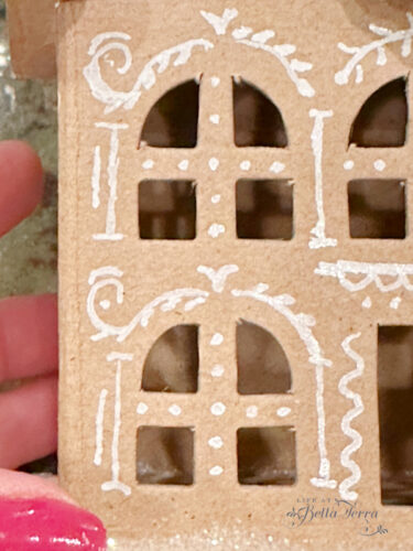 Easy and Inexpensive DIY Paper Mache Gingerbread Houses | Life at Bella ...