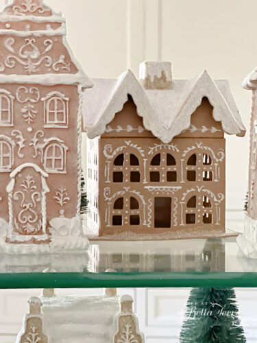 Easy and Inexpensive DIY Paper Mache Gingerbread Houses | Life at Bella ...